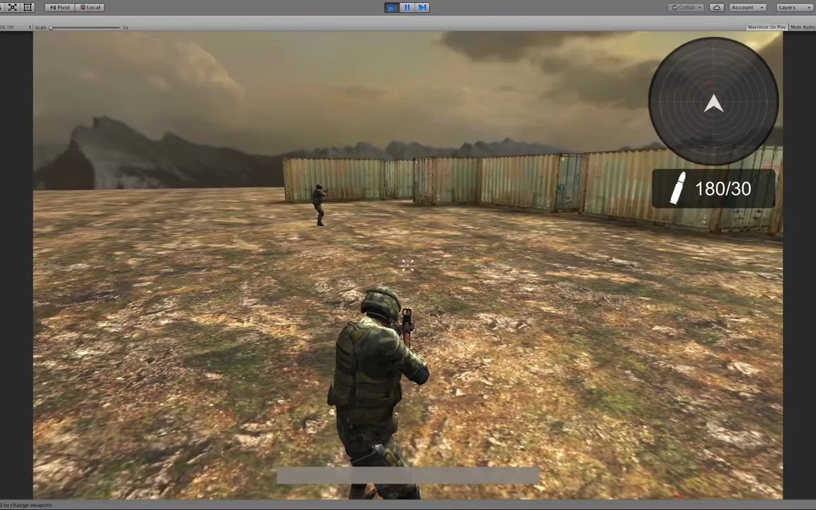 Unity – 第三人称射击游戏源码 TPS Shooter (Military Style)