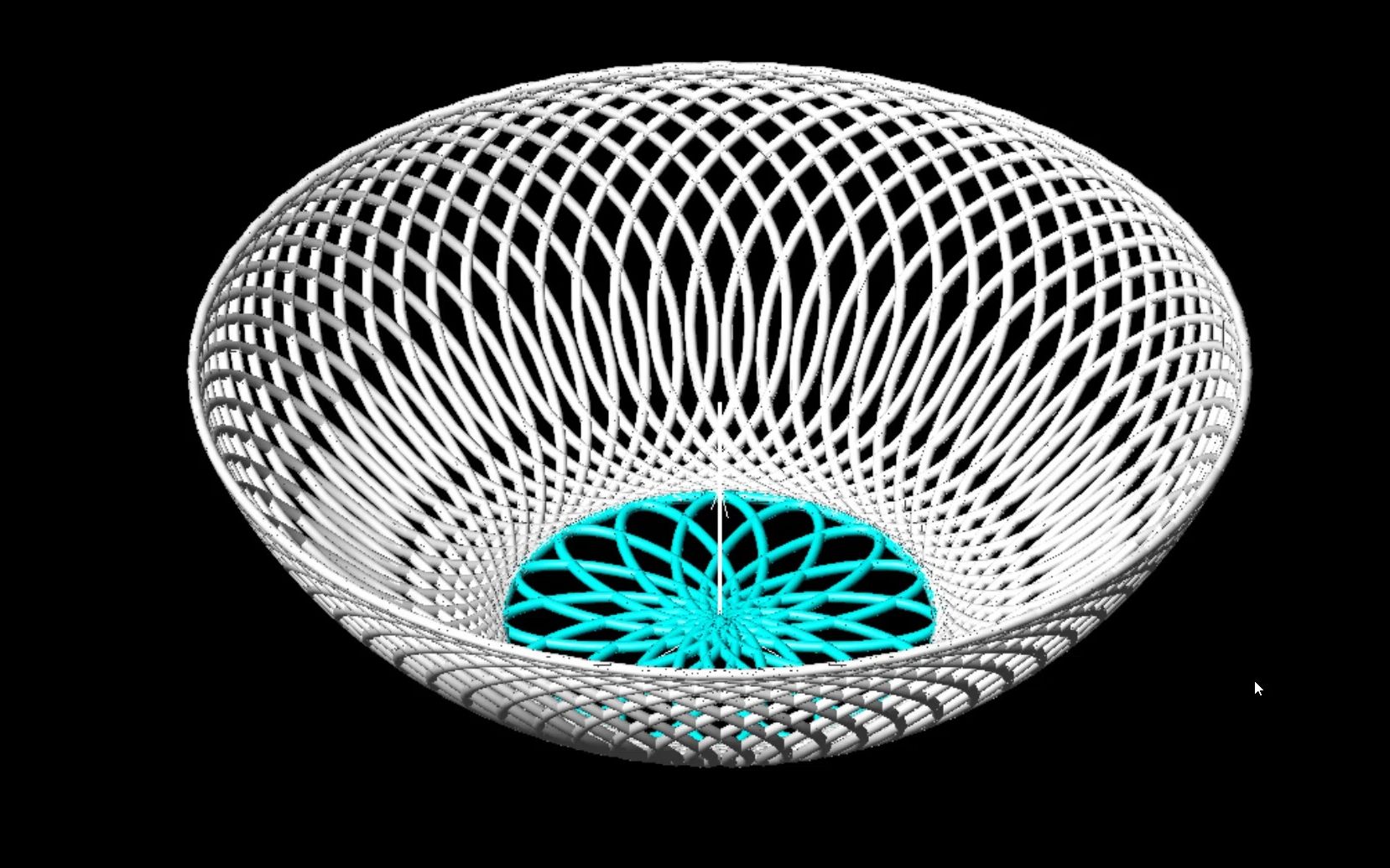 挑战中望CAD--竹篮