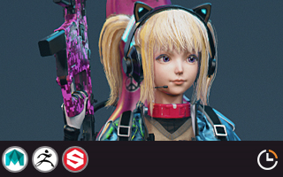 次世代游戏角色“机械少女C酱”高级案例教程