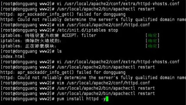 Apache服务器下基于域名虚拟主机搭建多网站