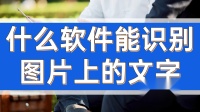 什么软件能识别图片上的文字