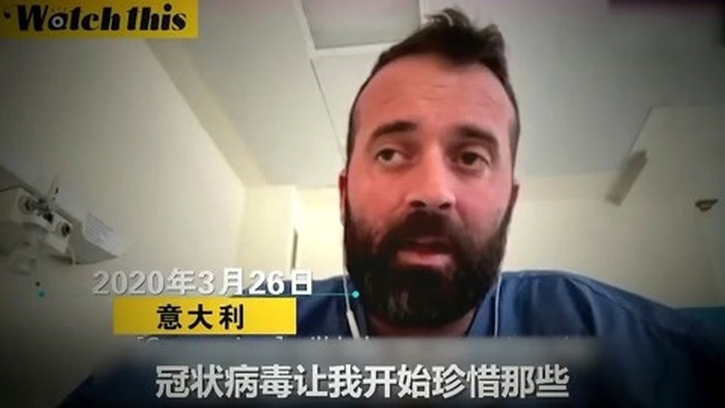 意大利新冠病毒患者出院:我戴呼吸头盔戴了整整天生不如死