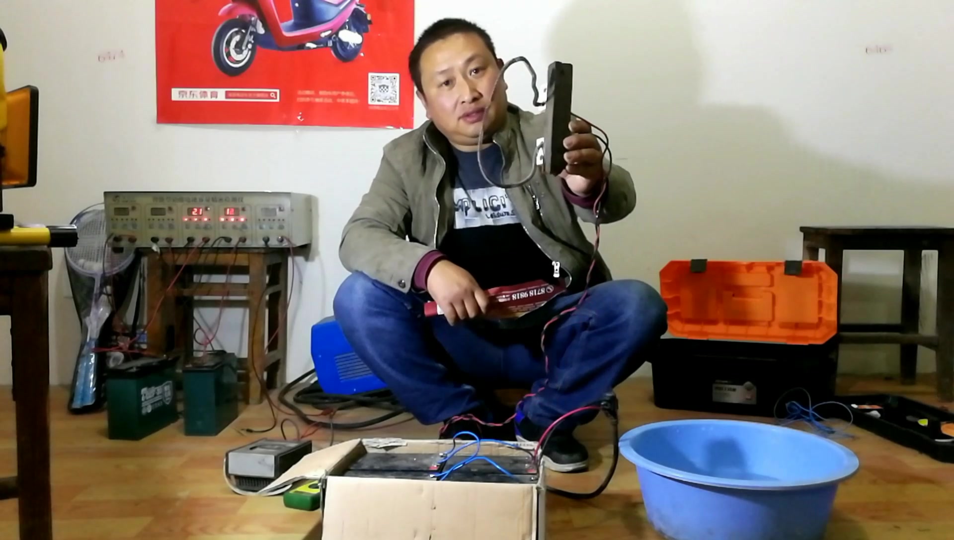 自己动手制作检测电动车电瓶好坏工具