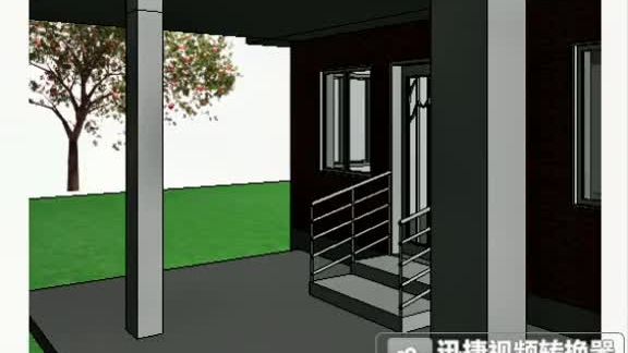 bim动漫导出mp4格式,使固定的房子动起来,