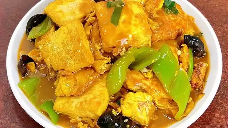 家常豆腐这样做,简单又下饭 美食教程 解压视频