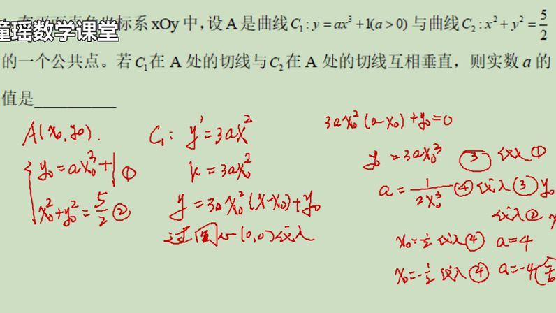 导数中的切线综合问题