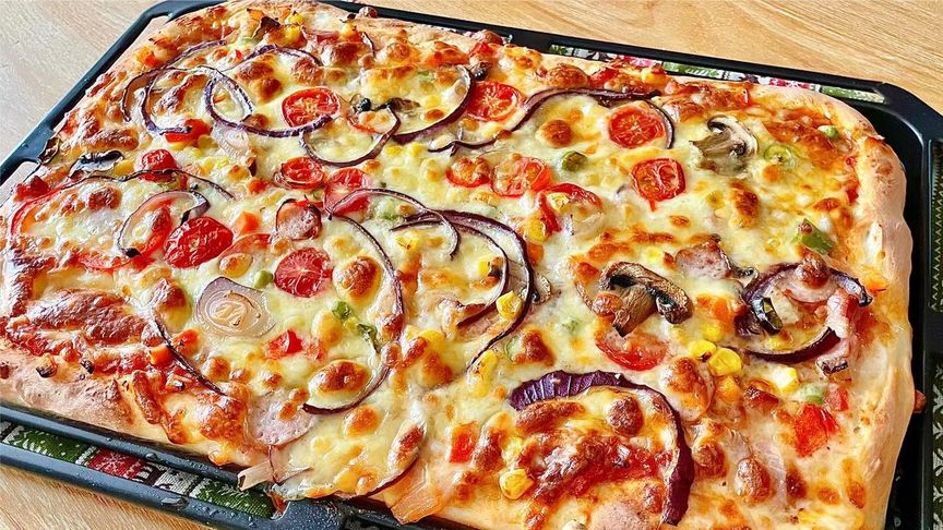 私藏披萨配方分享,记住3个要点,酥脆拉丝不硬不糟,学会能开店