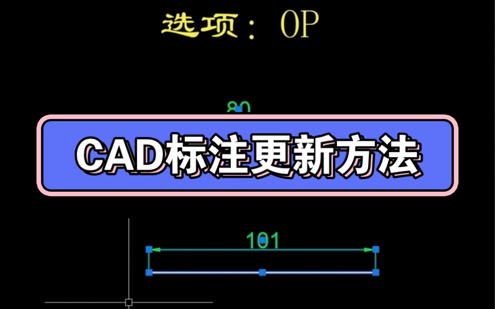 CAD更新标注方法