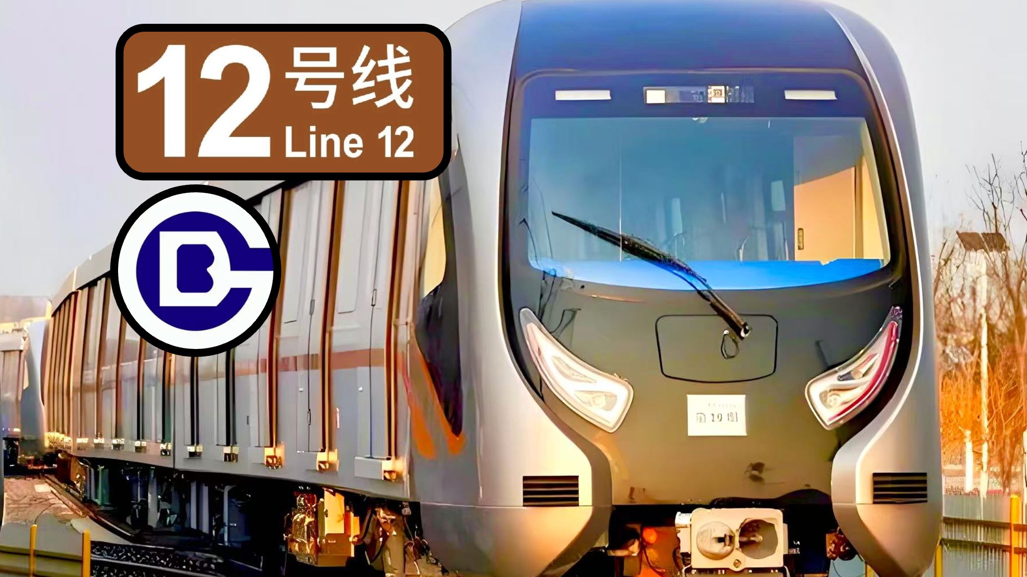 【前方展望POV】飞驰于地下北三环的"棕伶猴" -【北京地铁12号线】...