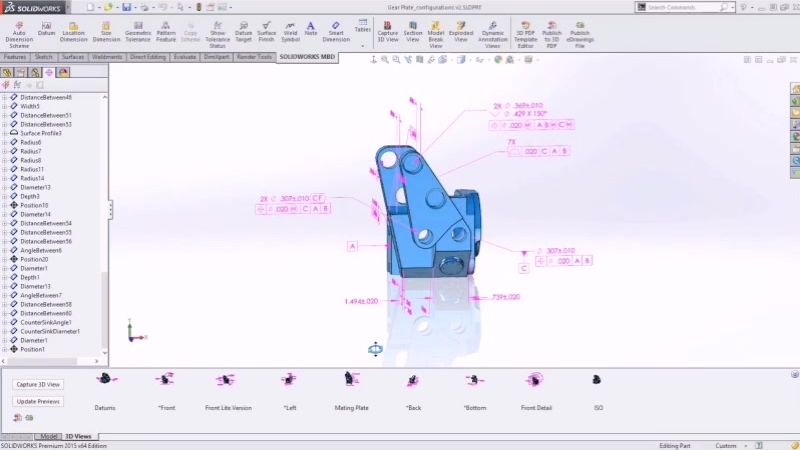 第一次体验#solidworks MBD