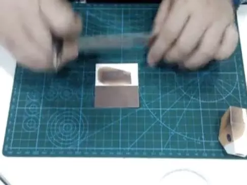 纸模型图纸_纸模入门制作教程