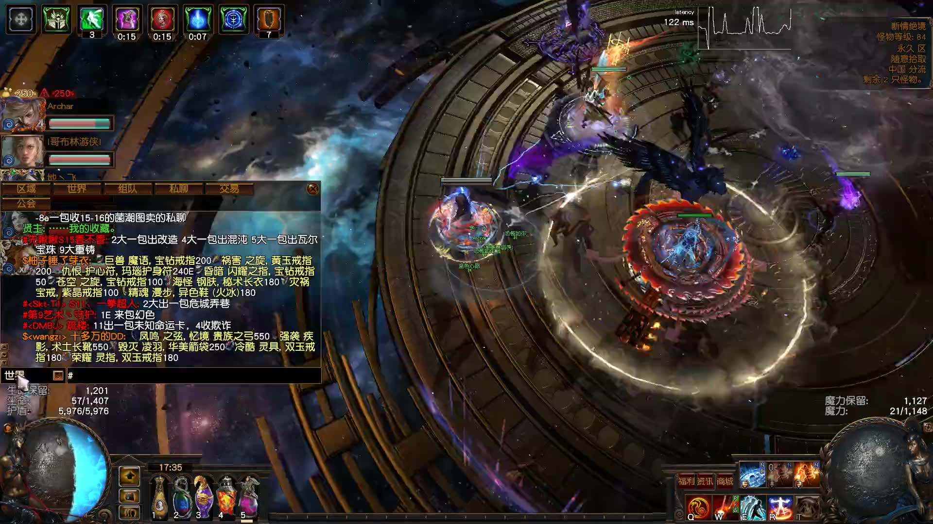 ...1拖5副本全通吃陨石 吃爆炸 完全攻防一体,附讲解。末尾车间百抗实录