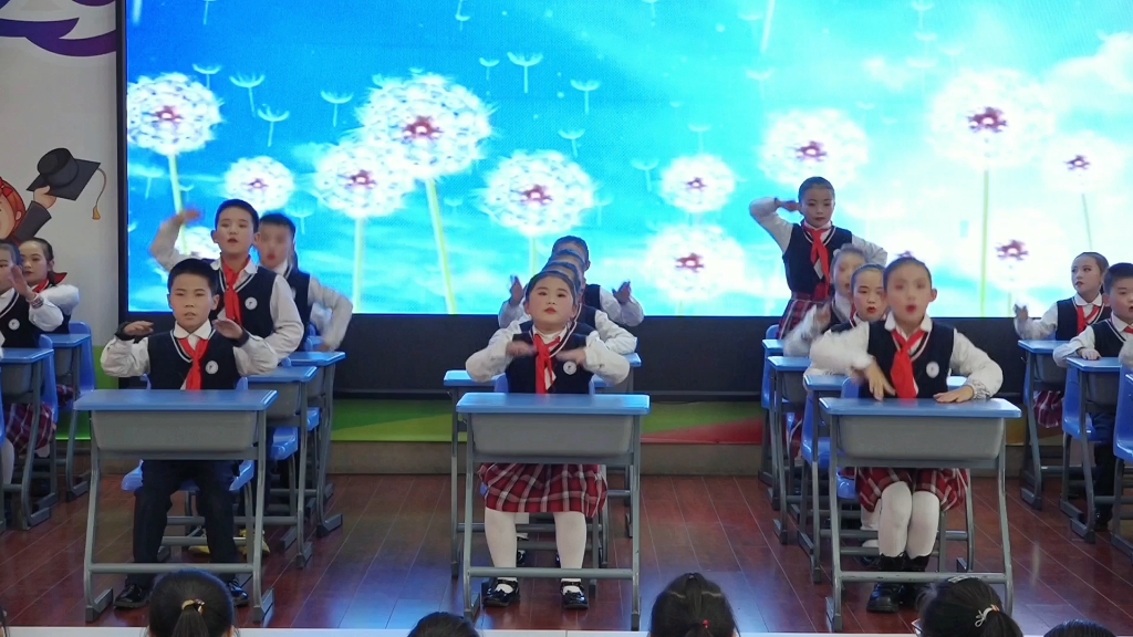 曲靖市沾益区望海小学:课前律动操《天天向上》