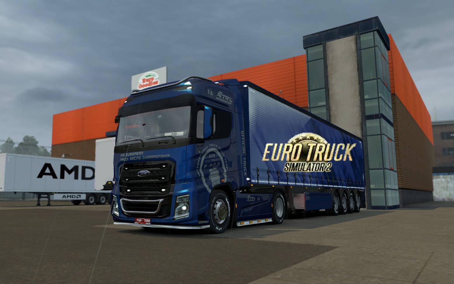 欧洲卡车模拟2/04:向东北角探索|载着一车土豆穿越东与北的泥路小走廊