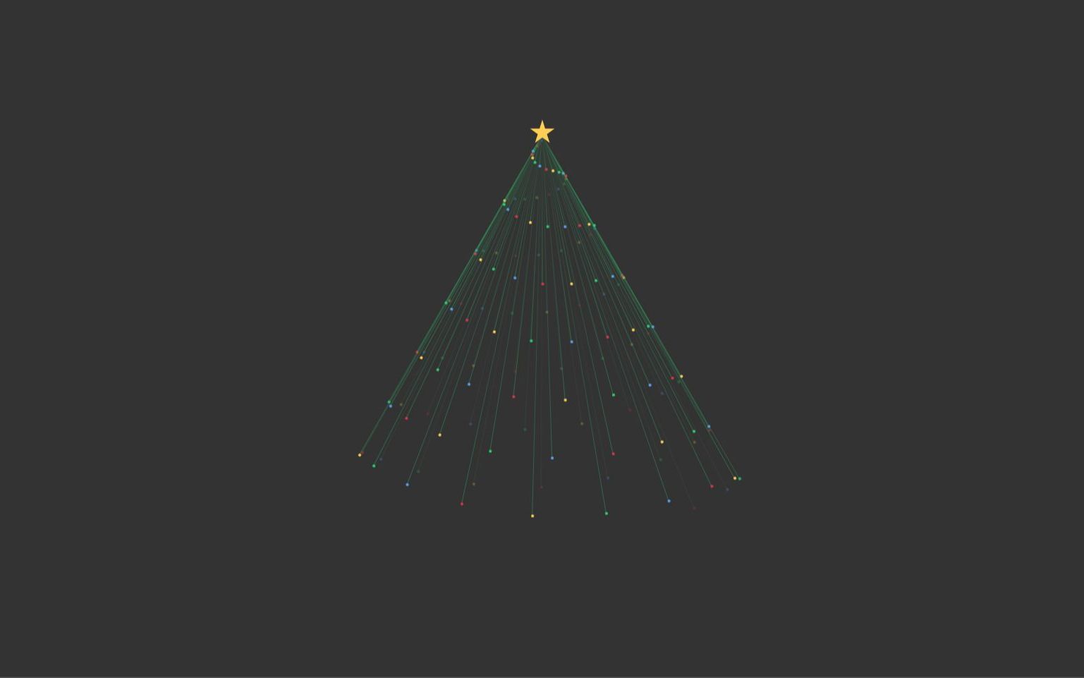 HTML5+CSS3+JS小实例:旋转的圣诞树
