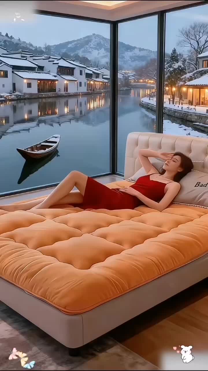 #羊羔绒床垫 #床垫加厚软垫 #冬季必备 #家纺床上用品 #面料柔软舒适