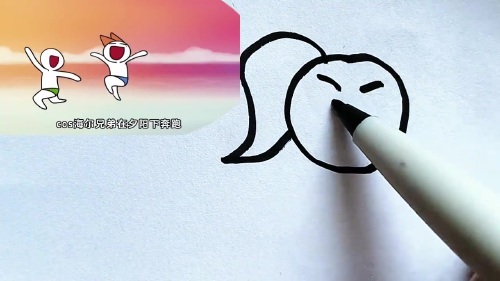 188. 在学校里面的故事,简笔画,儿童画