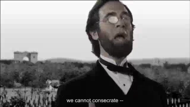 「经典英语演讲」林肯的葛底斯堡演说,附英文字幕