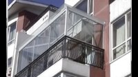 封闭阳台 铝合金加工 玻璃幕墙 厂房钢结构 阳光房 隐形纱窗