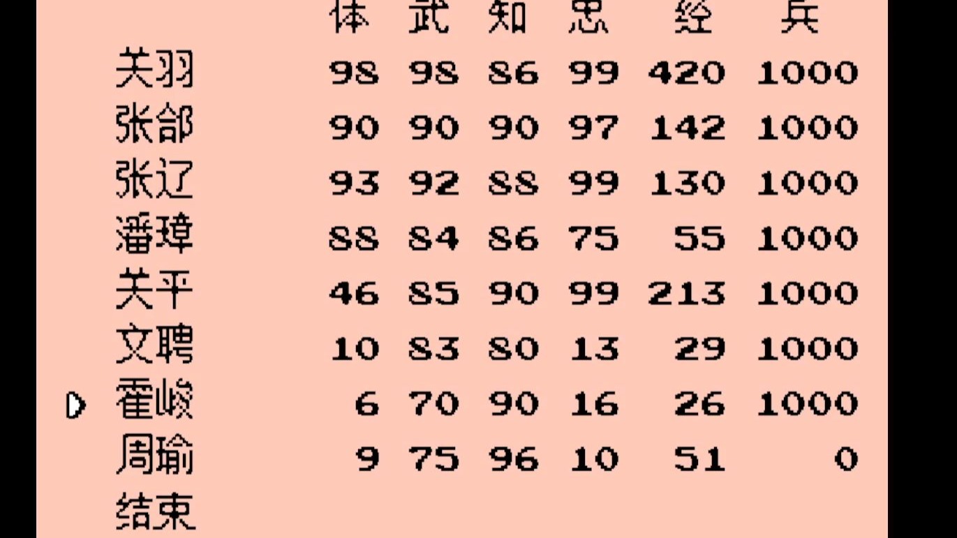 三国志2霸王的大陆史实版:替换67名三国志武将可学习智力90,关羽三...