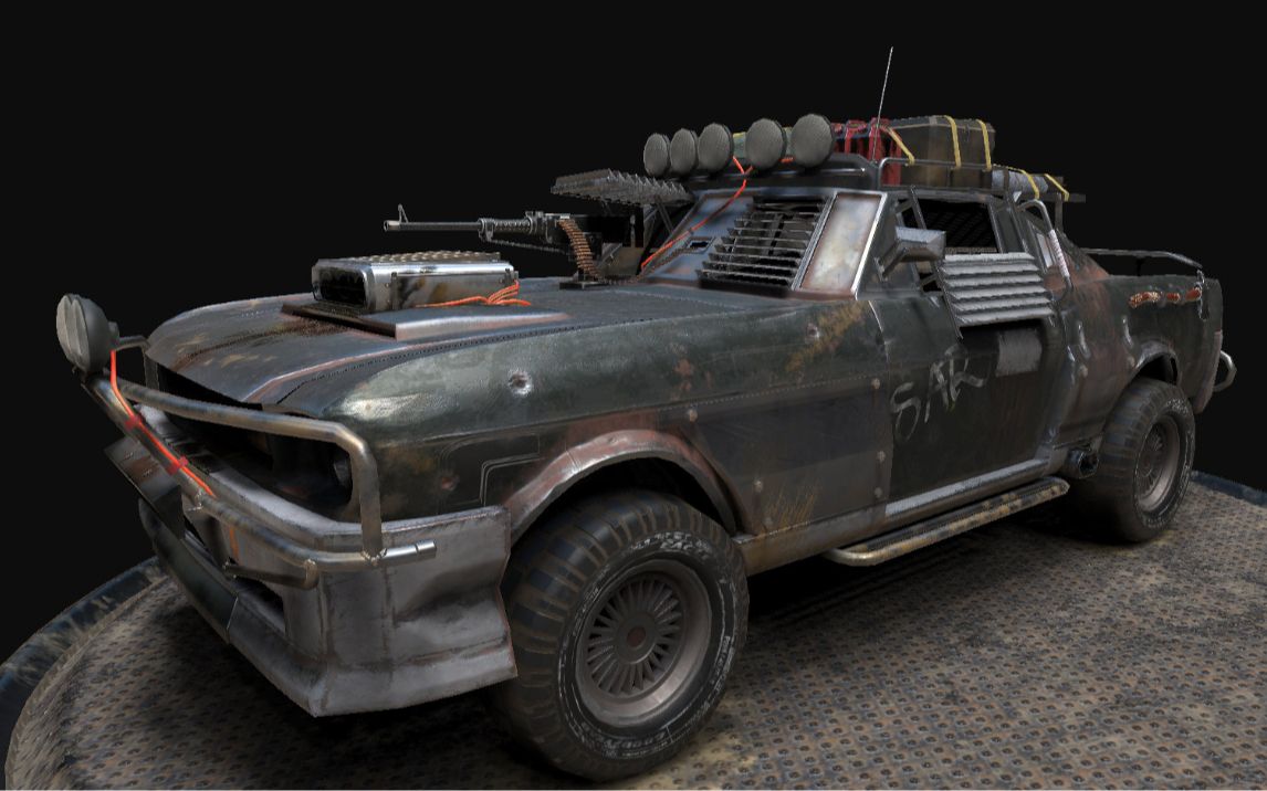 3Dmax装甲车建模:从box开始,完整装甲车建模教程,看完才知道原来...