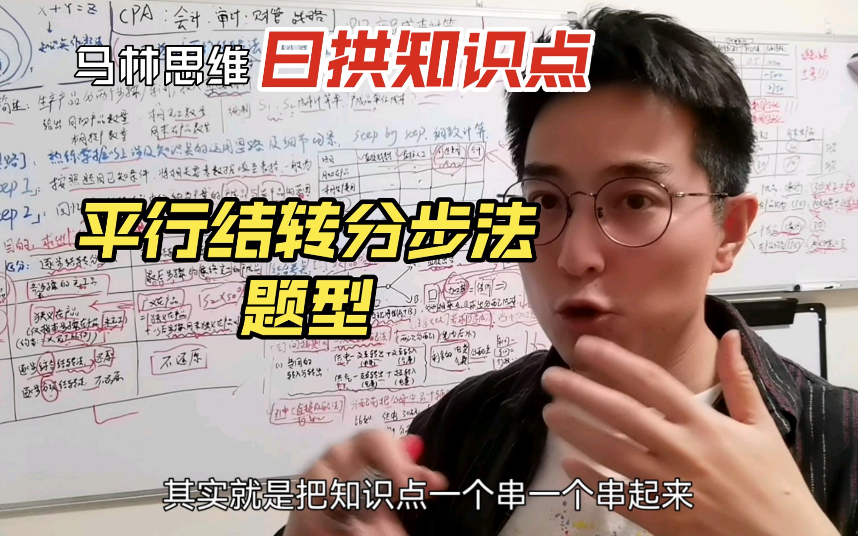 CG07平行结转分步法(P12产品成本计算)马林思维日拱知识点