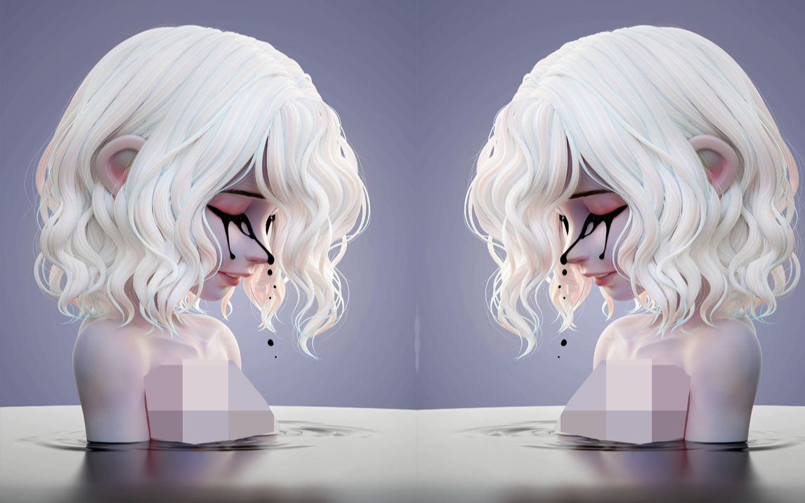 zbrush雕刻,模型细化以及上色渲染教学