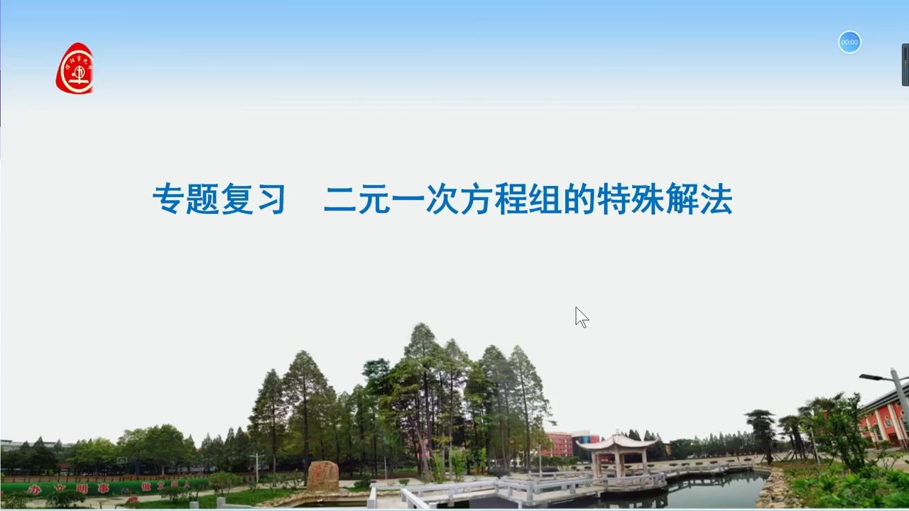 巧解二元一次方程组