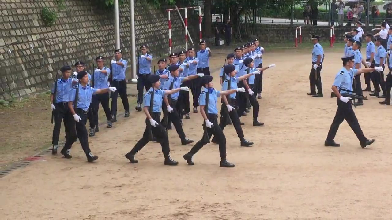 澳门治安警,消防学员第24届结业会操-澳门保安部队高等学校