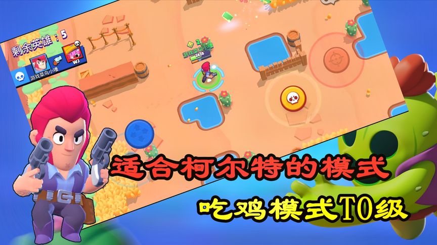 荒野乱斗5:适合柯尔特的模式是哪个?金库模式T1级别