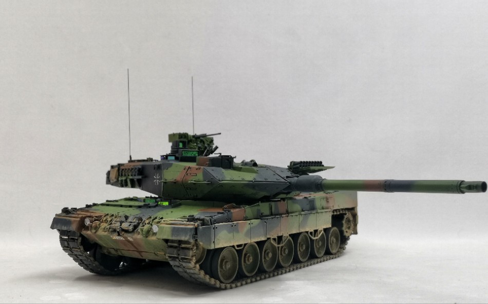 【模型制作】豹2A7模型1/35 Meng成品展示