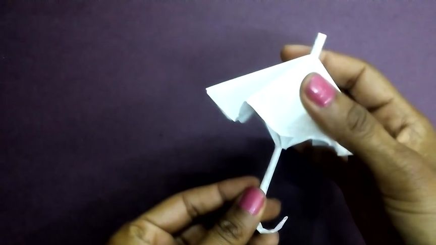 如何折一把纸雨伞?(迷你)