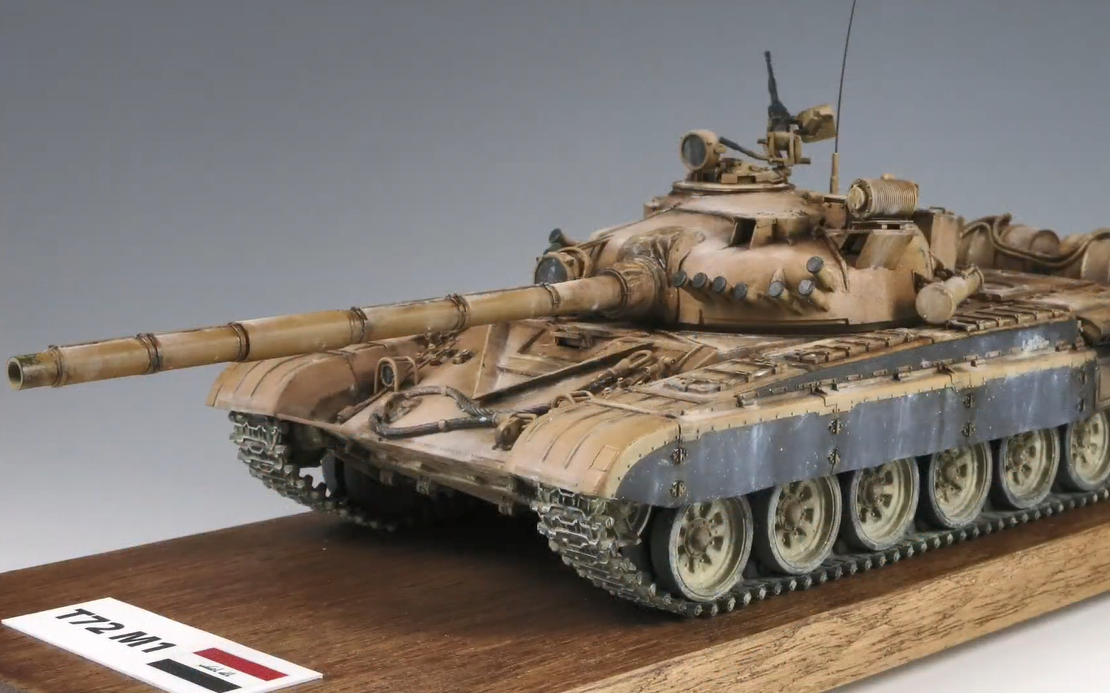 【boss戦車】田宫 1/35 T-72M1 坦克 模型制作