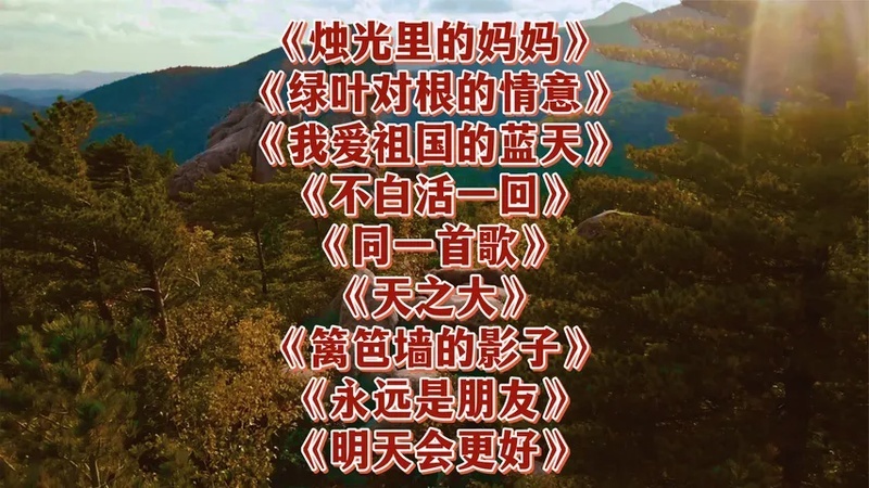 毛阿敏经典歌曲
