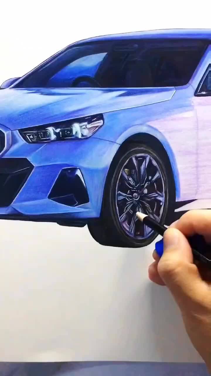 简简单单画辆车