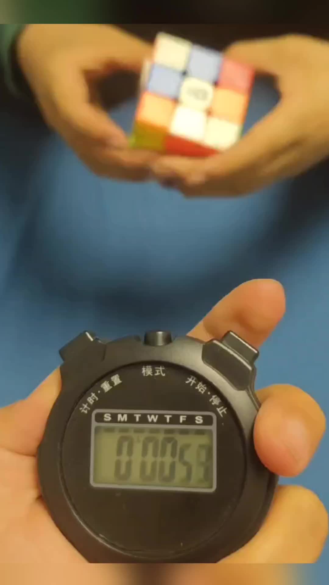 秒表计时器学习考试训练体育比赛中考跑步田径电子码表便携时钟#...