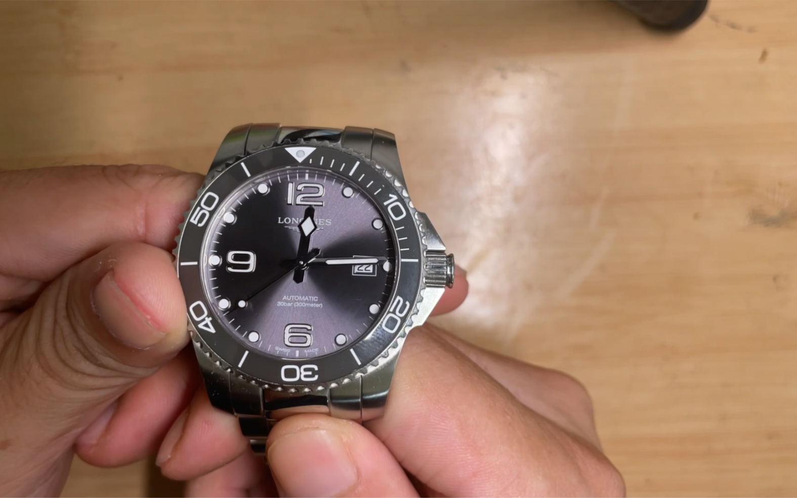 浪琴康卡斯细节和上手展示!