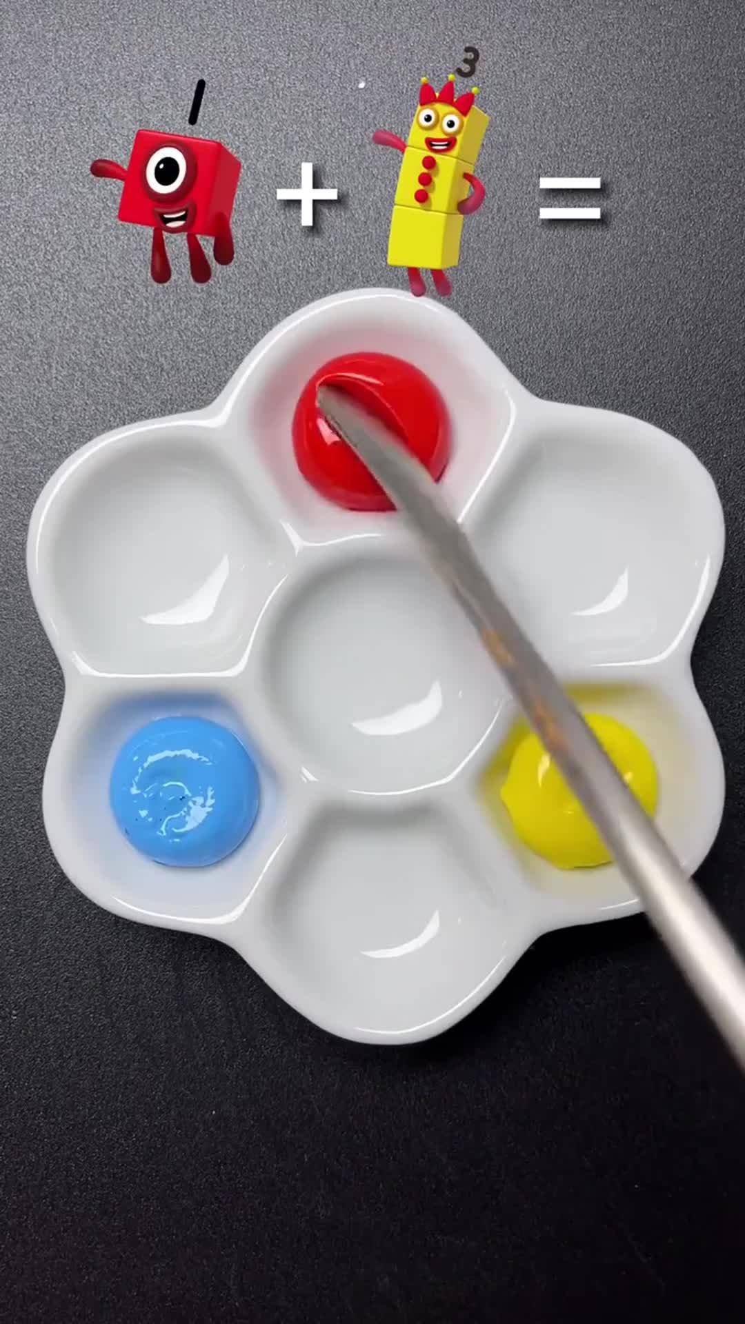 数字积木135可以调出什么颜色?#数字积木#颜色