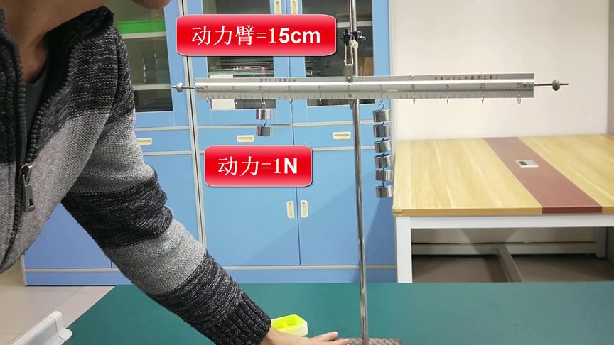 轻松学:初中物理第五章第2节1《探究杠杆的平衡条件》(实验)