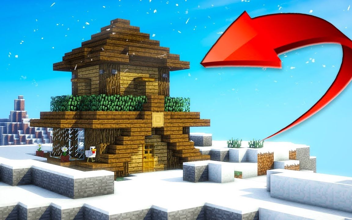 【建筑教程】教你造一个简单的生存向房子