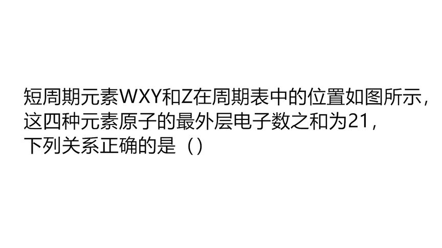 全国卷高考化学题,元素周期表的应用,学渣也可以轻松拿分!