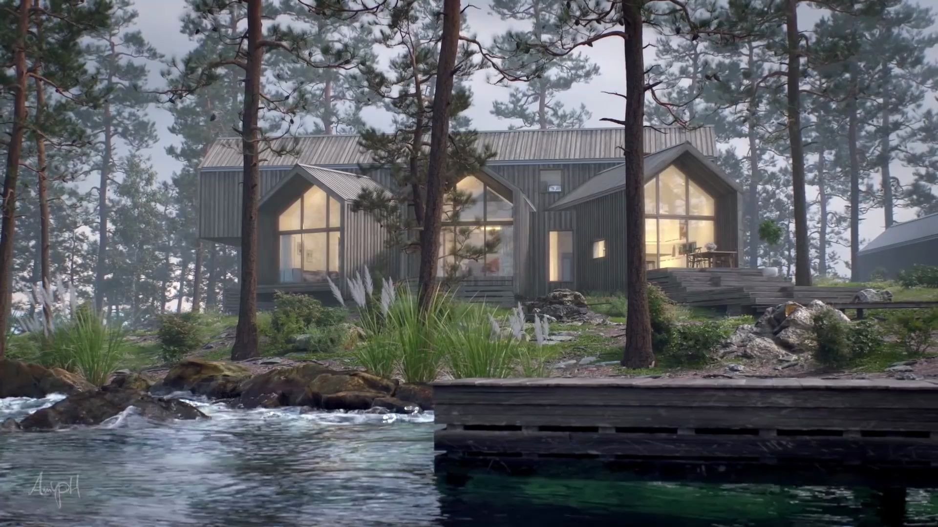 / 绝了绝了,国外大神超写实电影级照片级3D MAX渲染建筑动画