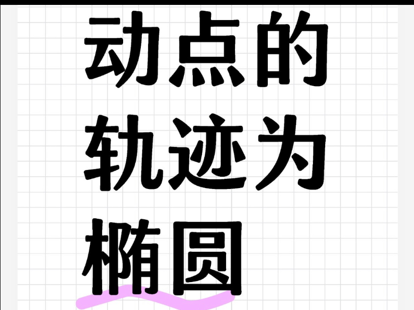 一个关于椭圆的动画