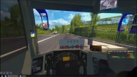 欧洲卡车模拟2客车模拟,从北京去往郑州,司机就是来聊天的