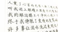 高难度硬笔书法, 用1元中性笔, 在作文小格里写字!