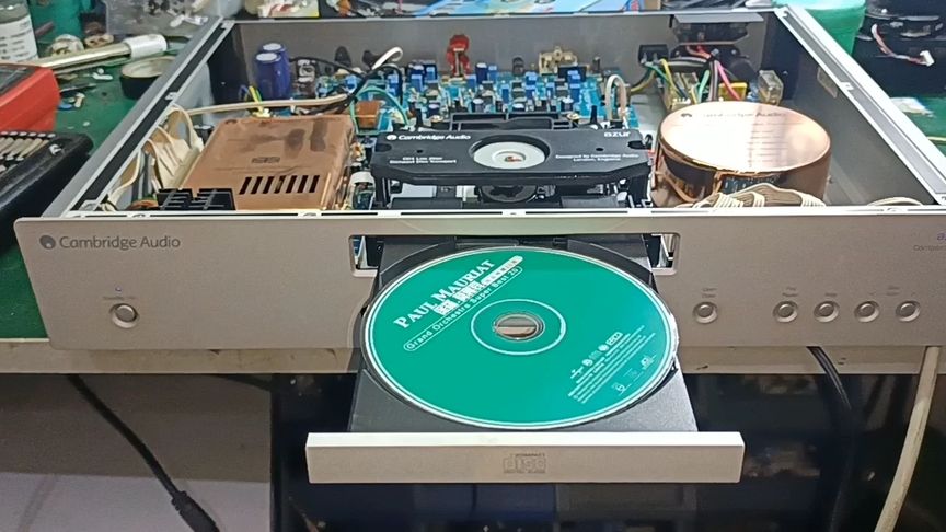 剑桥CD机640c无声,不岀仓,不读碟维修