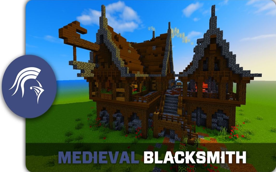 如何建造一个中世纪的铁匠-MC建筑教程