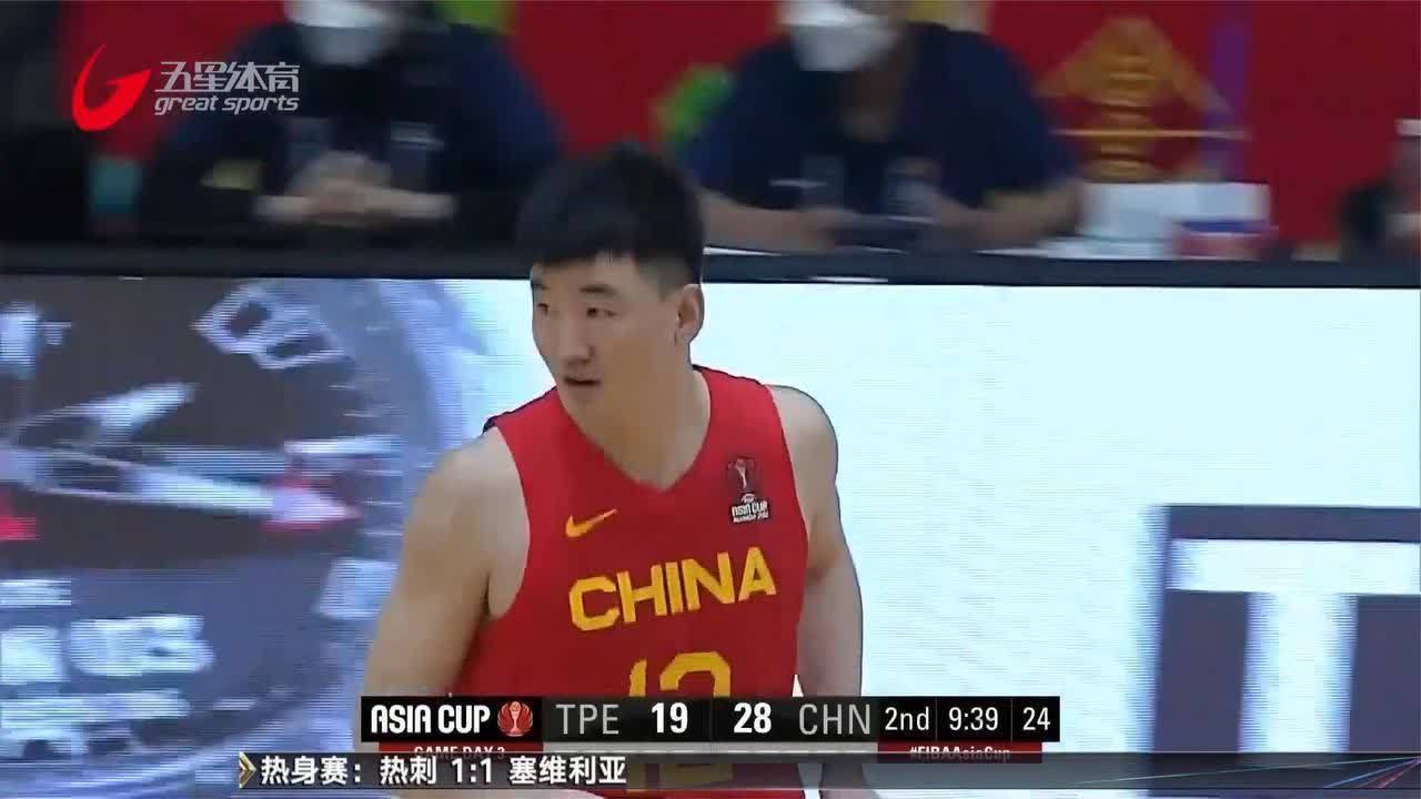 大胜中国台北 中国男篮晋级附加赛将战印尼