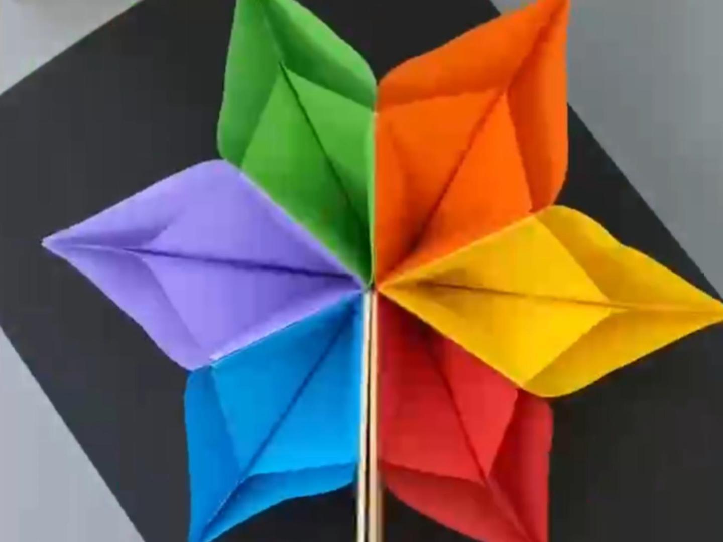 简单又漂亮的儿童折纸小手工.