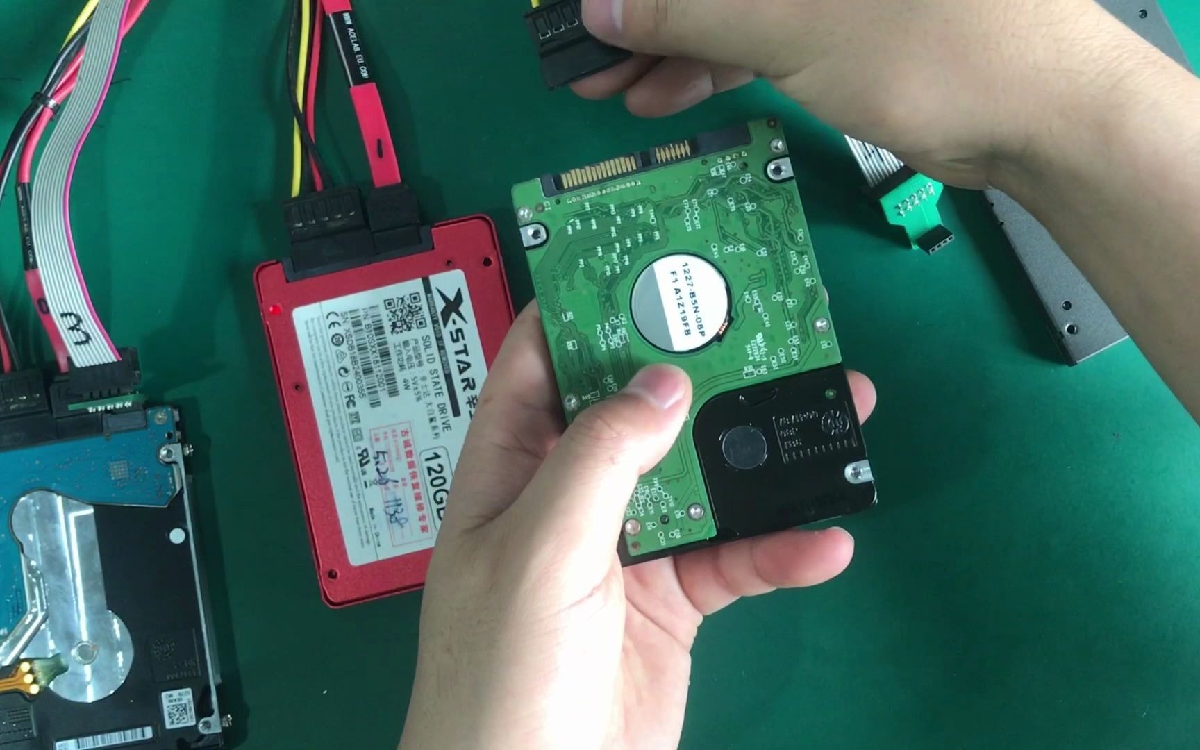 第一期 西数老移动硬盘,USB接口改板换头提取数据